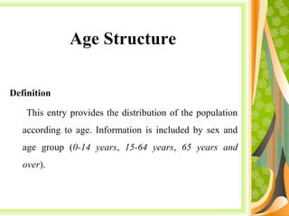 Age structure, twitter, joint family system | PPT