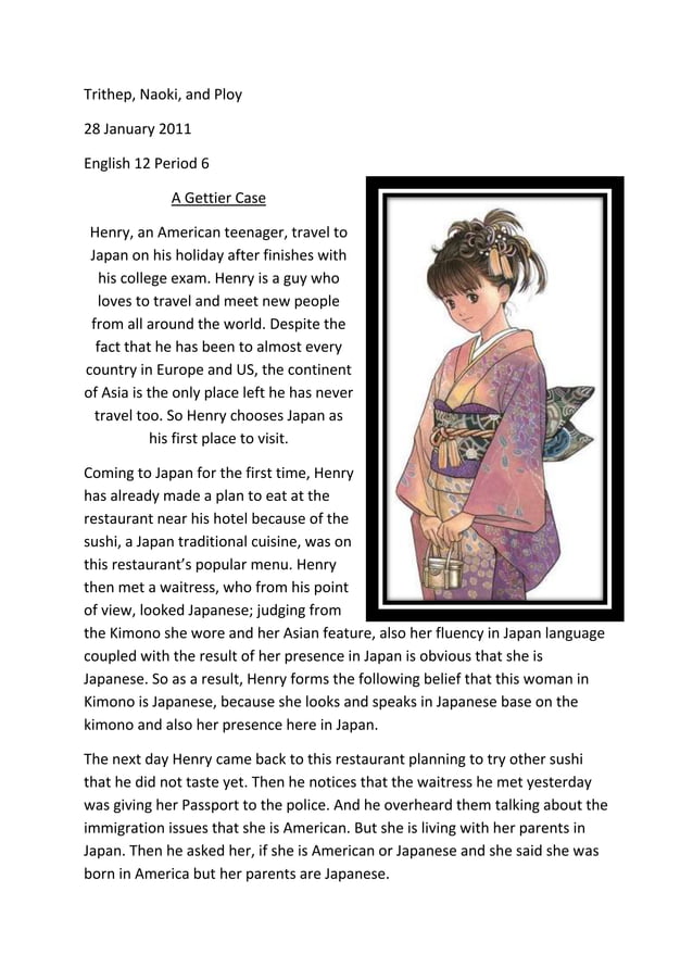 A gettier case | PDF