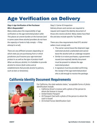 Age Verificationn in the Alcohol industry | PDF | Credit Cards ...