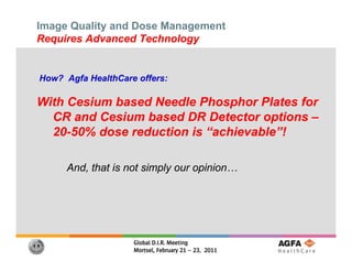 Agfa dose management for image quality | PDF