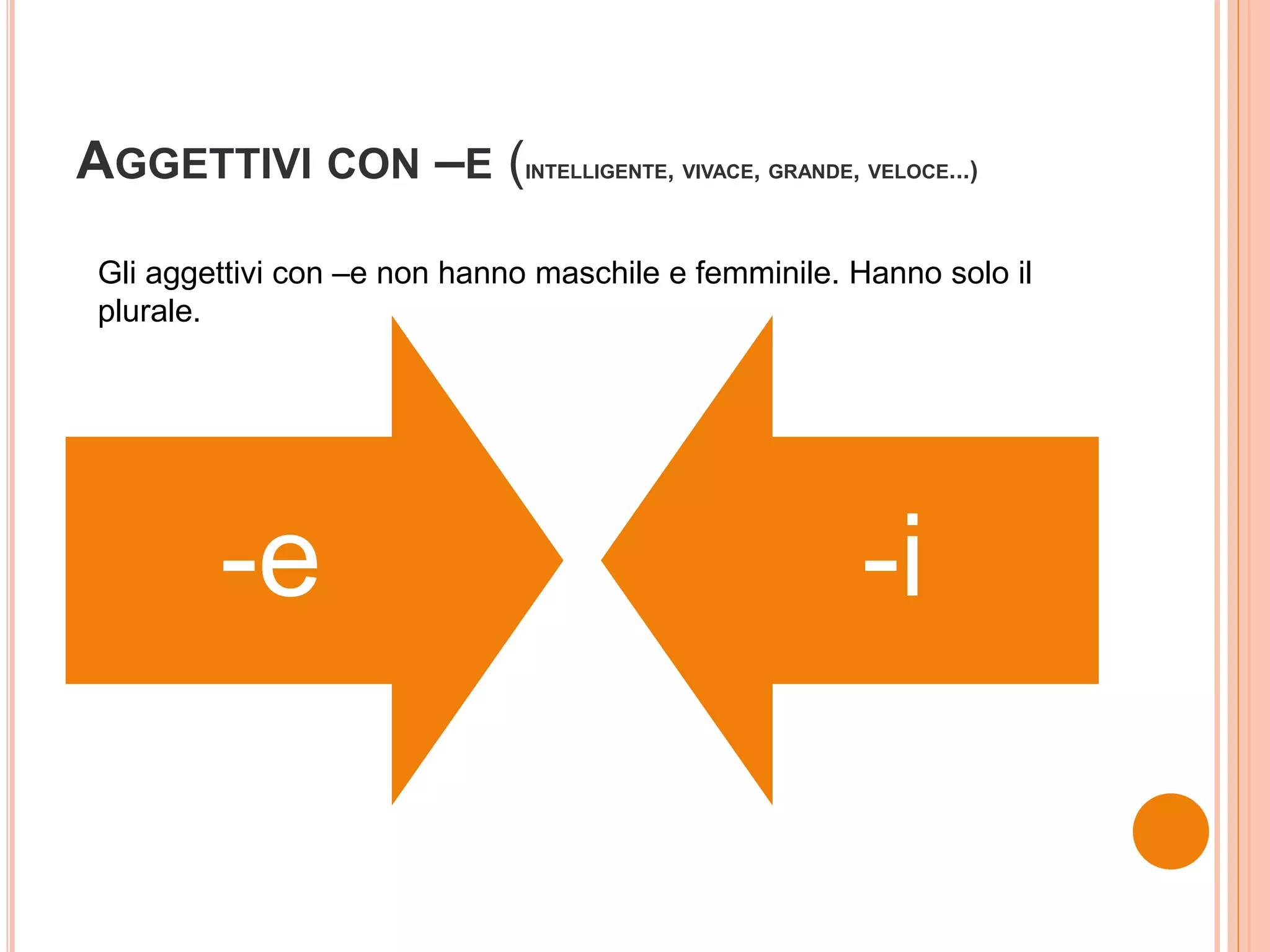 Aggettivi italiani | PPTX