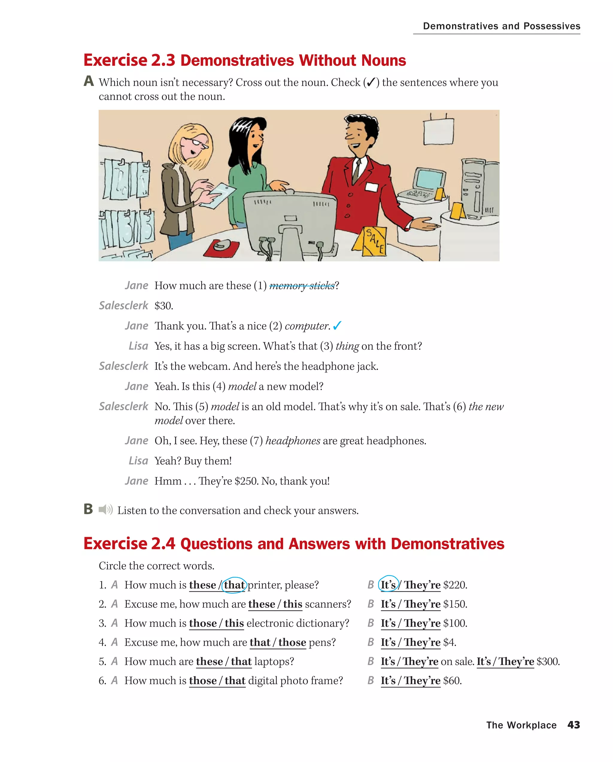 Possessive and demonstrative adjectives | PDF
