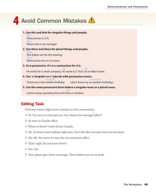 Possessive and demonstrative adjectives | PDF