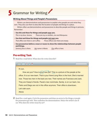 Possessive and demonstrative adjectives | PDF
