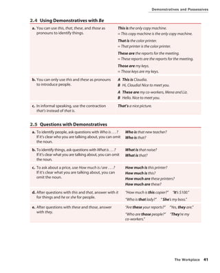 Possessive and demonstrative adjectives | PDF