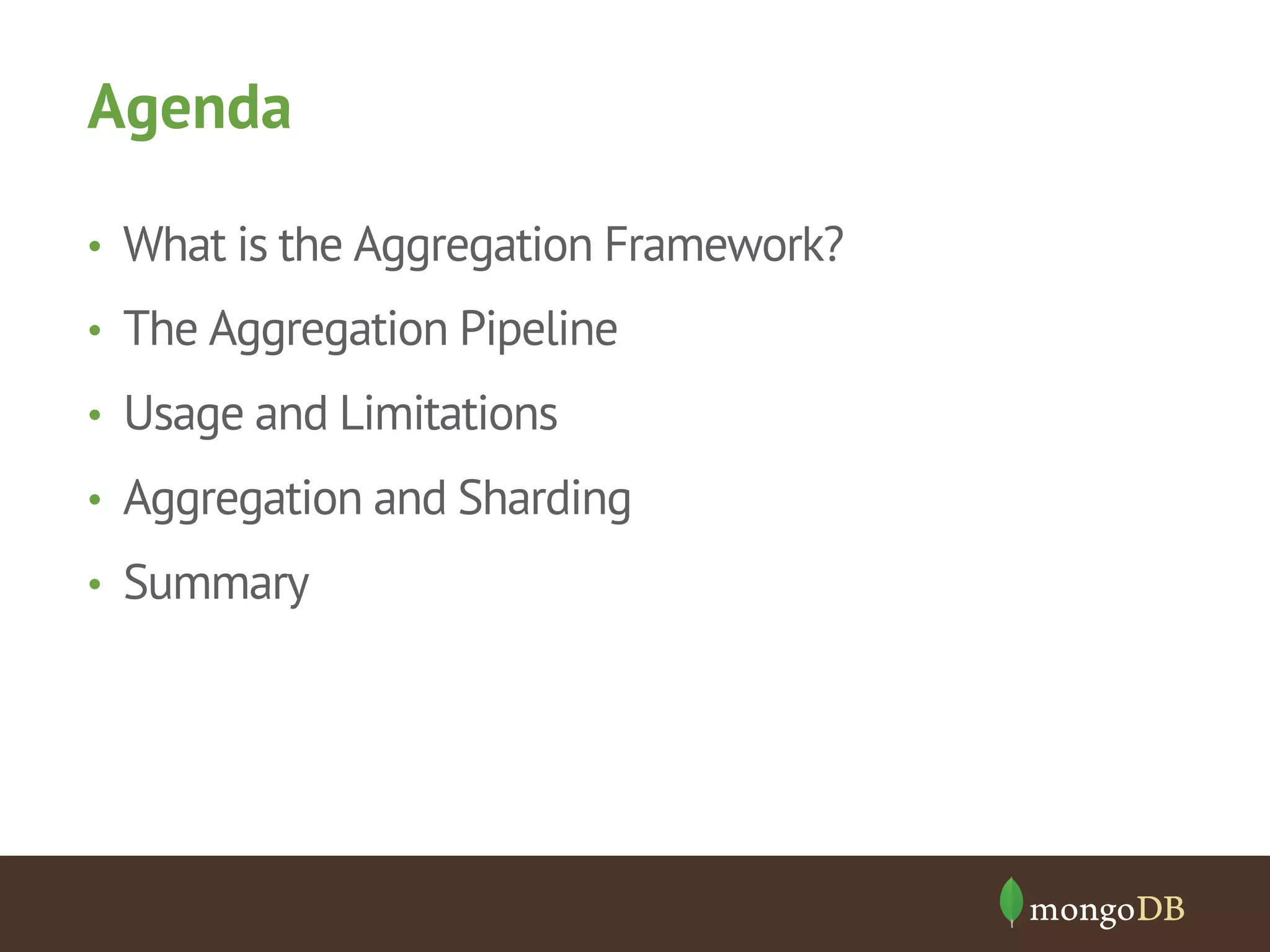 Aggregation Framework Mongodb Days Munich Ppt