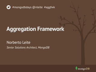 Aggregation Framework MongoDB Days Munich | PDF | Databases | Computer Software and Applications