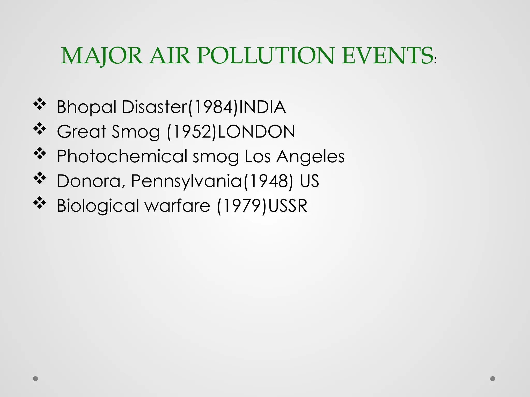 what is pollution, types of pollution ,air pollution | PPT | Free Download