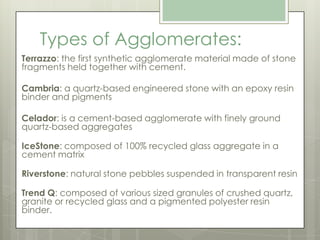 Agglomerates | PPTX