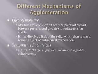 Agglomeration | PPTX
