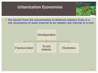 Agglomeration of economics | PPTX