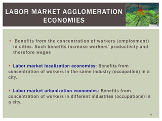 Agglomeration of economics | PPTX