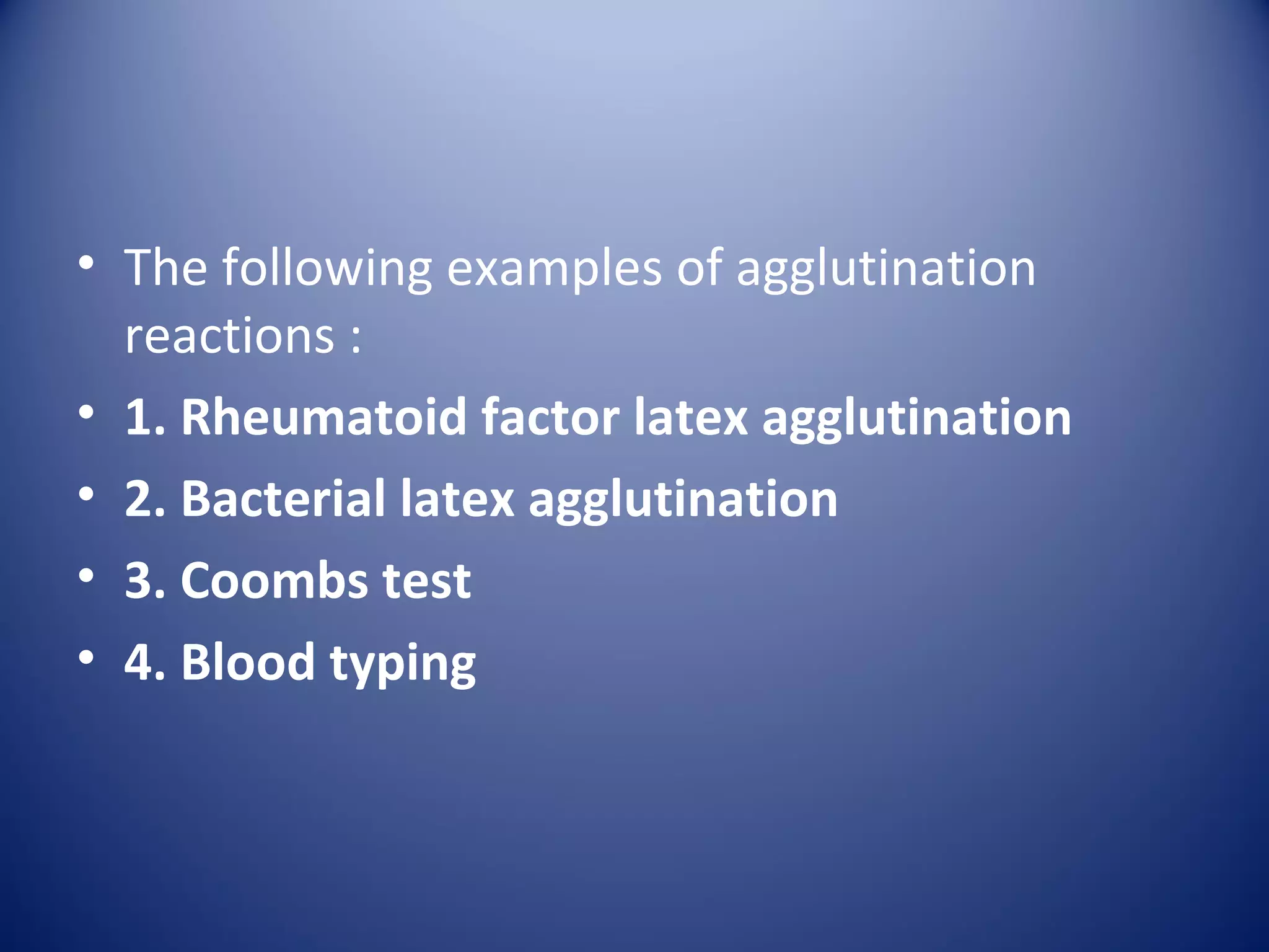 Agglutination | PPT