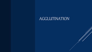 Agglutination | PPTX