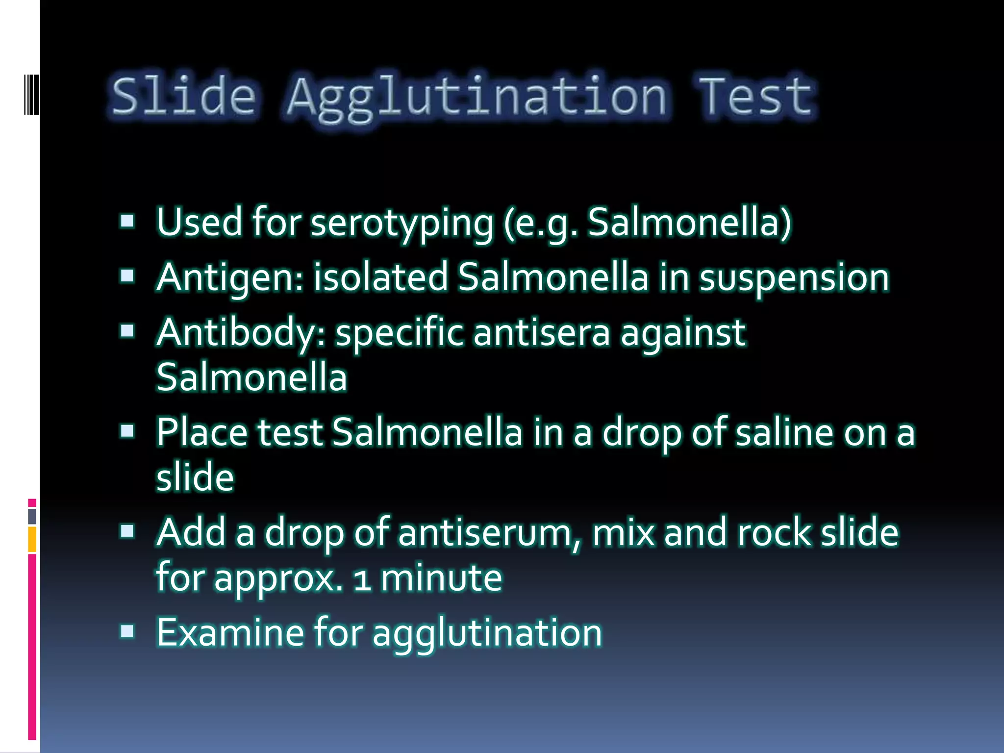 Agglutination reactions | PPTX