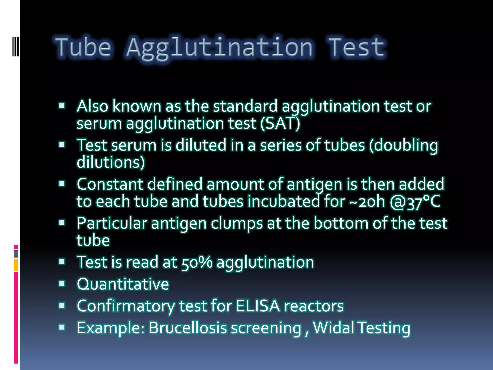 Agglutination reactions | PPTX