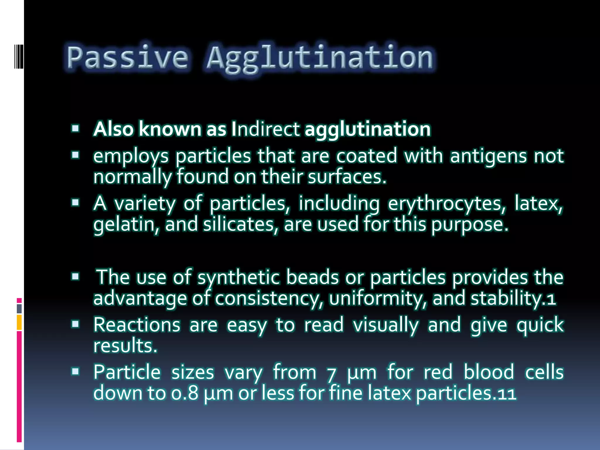 Agglutination reactions | PPTX