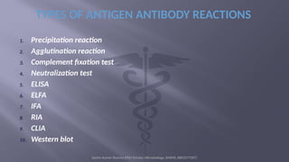 Agglutination reactions: Types, Examples, Advantages, disadvantages ...