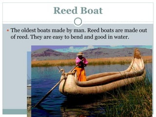 U2L6 social studies - traditional boats | PPTX