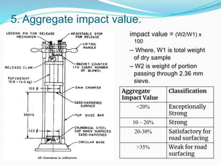 Aggragates and tests on aggregates | PPT