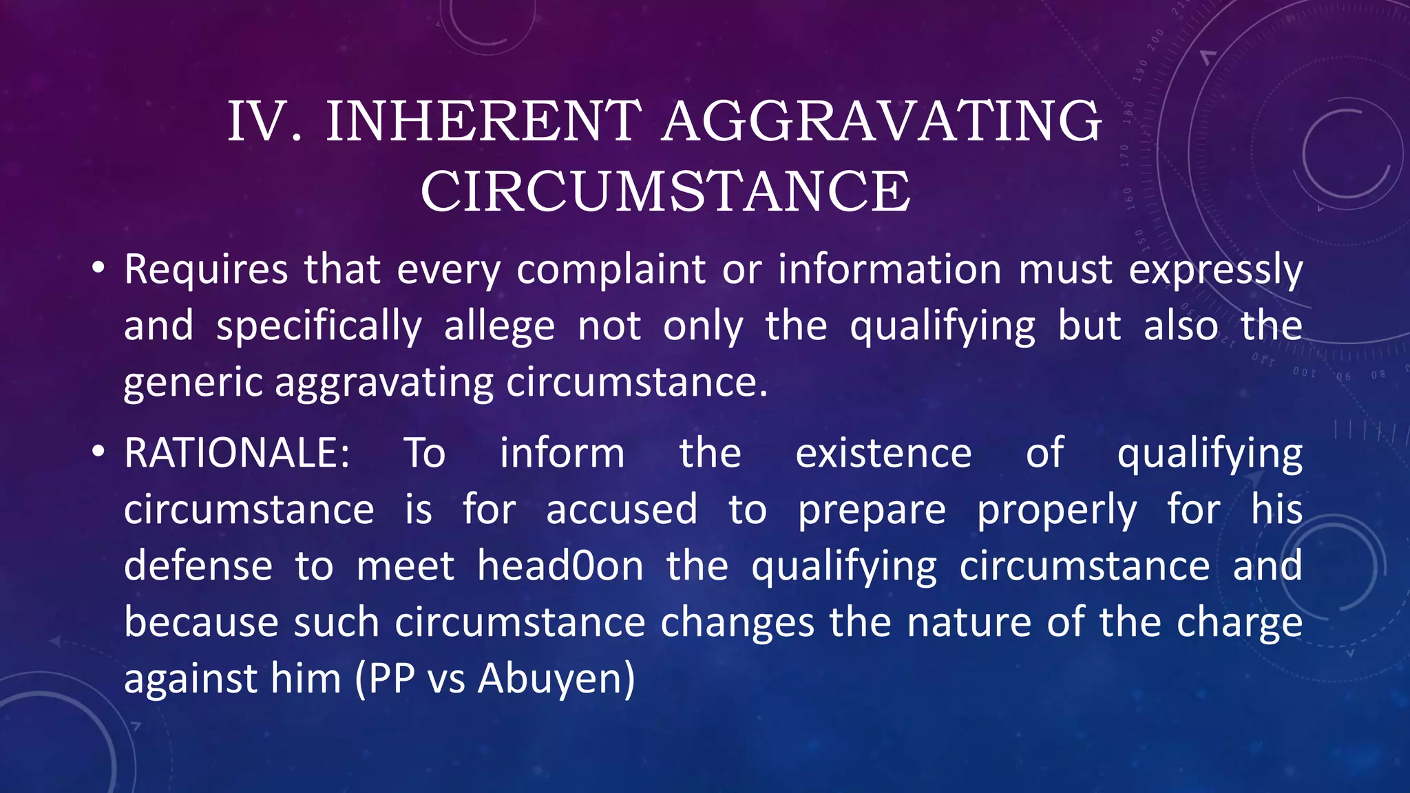 Aggravating circumstances | PPTX