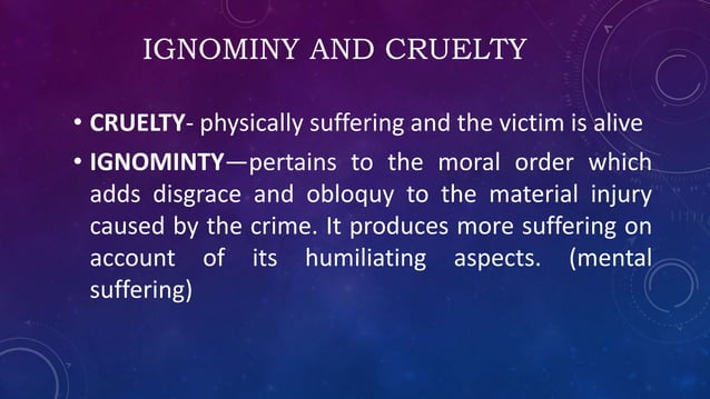 Aggravating circumstances | PPTX