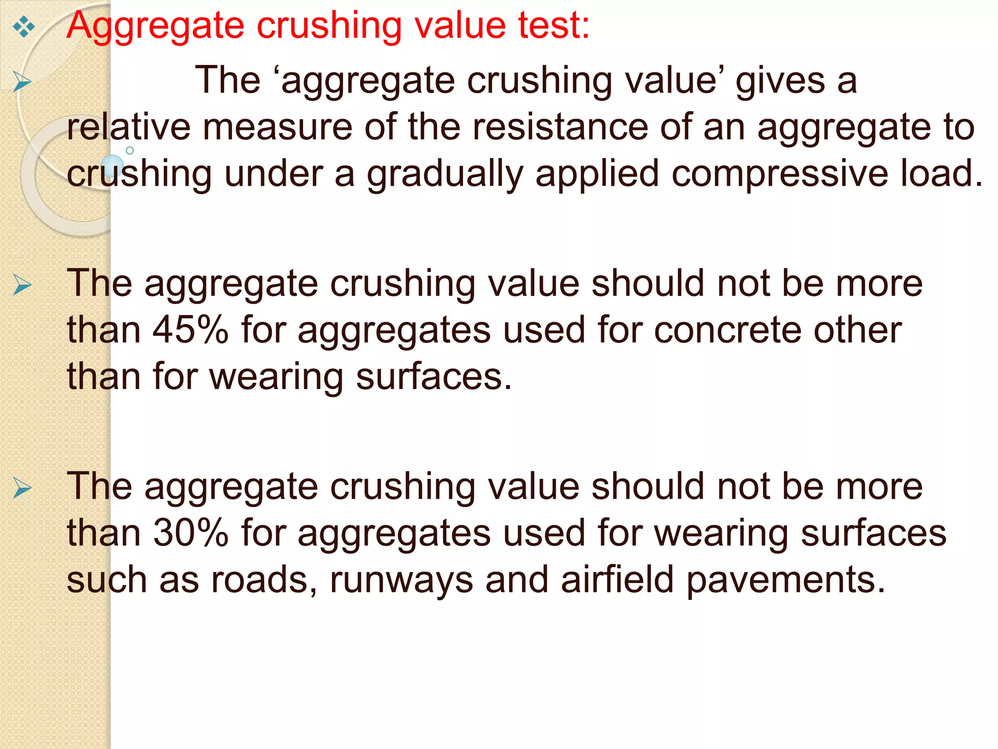 Aggregate (elements of civil engineering) | PPTX