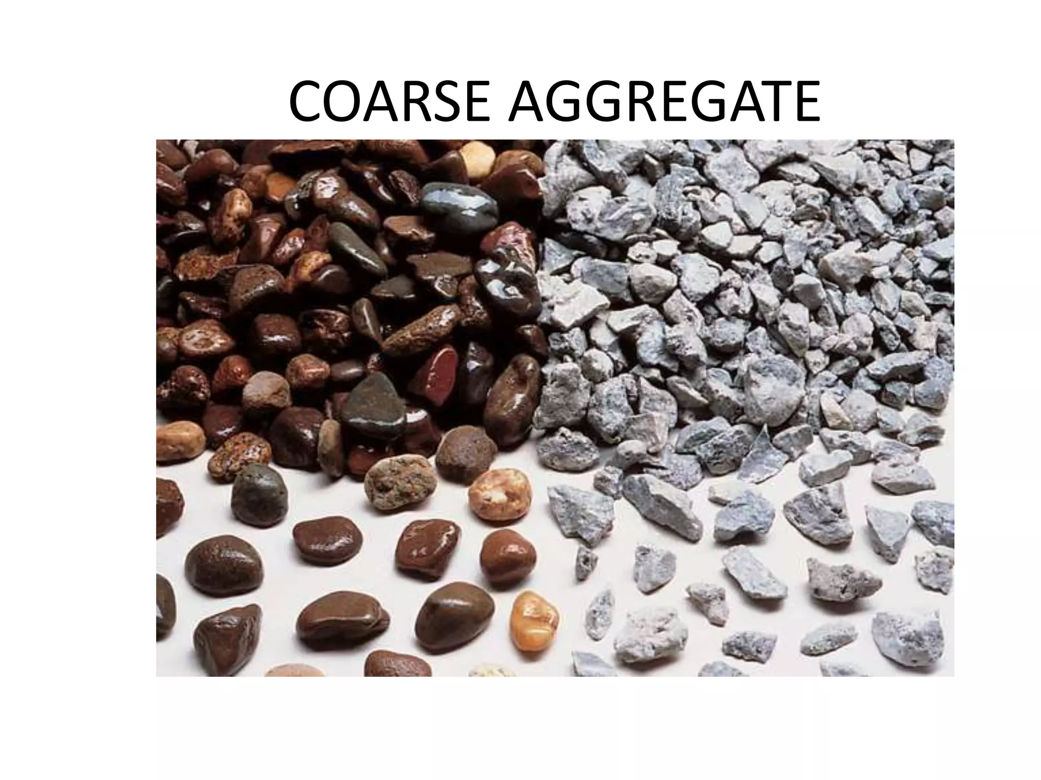 Aggregate Coarse Aggregates Testing And Limits Pptx Chemistry Science