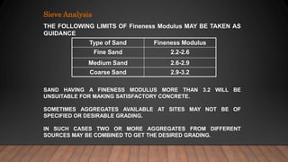 Aggregates used in Concrete | PPTX