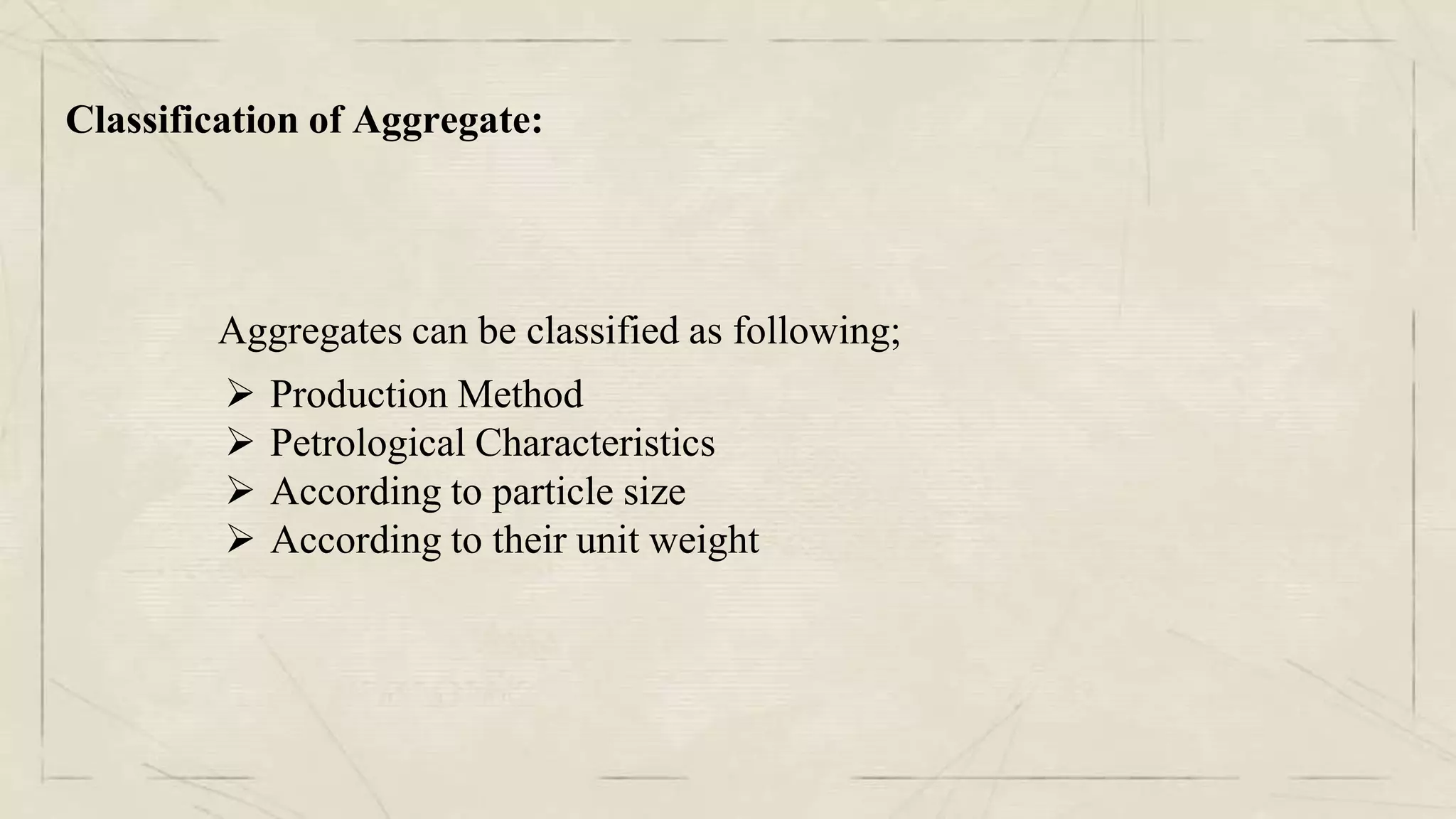 A Presentation on Aggregate. | PPTX