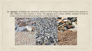 A Presentation on Aggregate. | PPTX