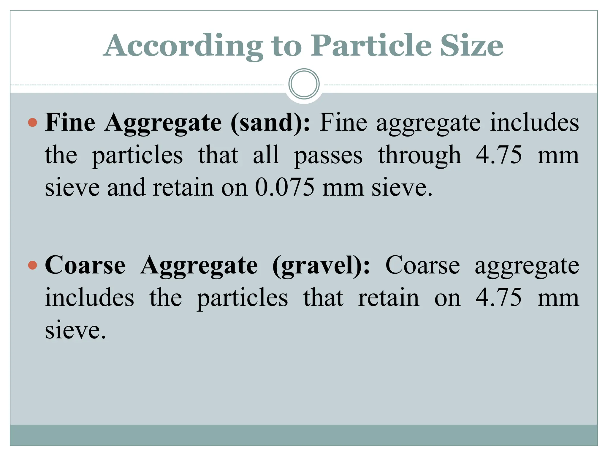 FINE AGGRGATE AND COARSE AGGREGATE IN CONCRETE | PPTX