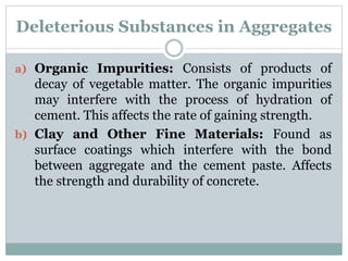 FINE AGGRGATE AND COARSE AGGREGATE IN CONCRETE | PPTX