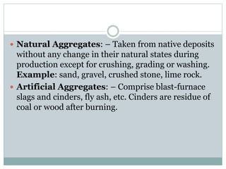 FINE AGGRGATE AND COARSE AGGREGATE IN CONCRETE | PPTX
