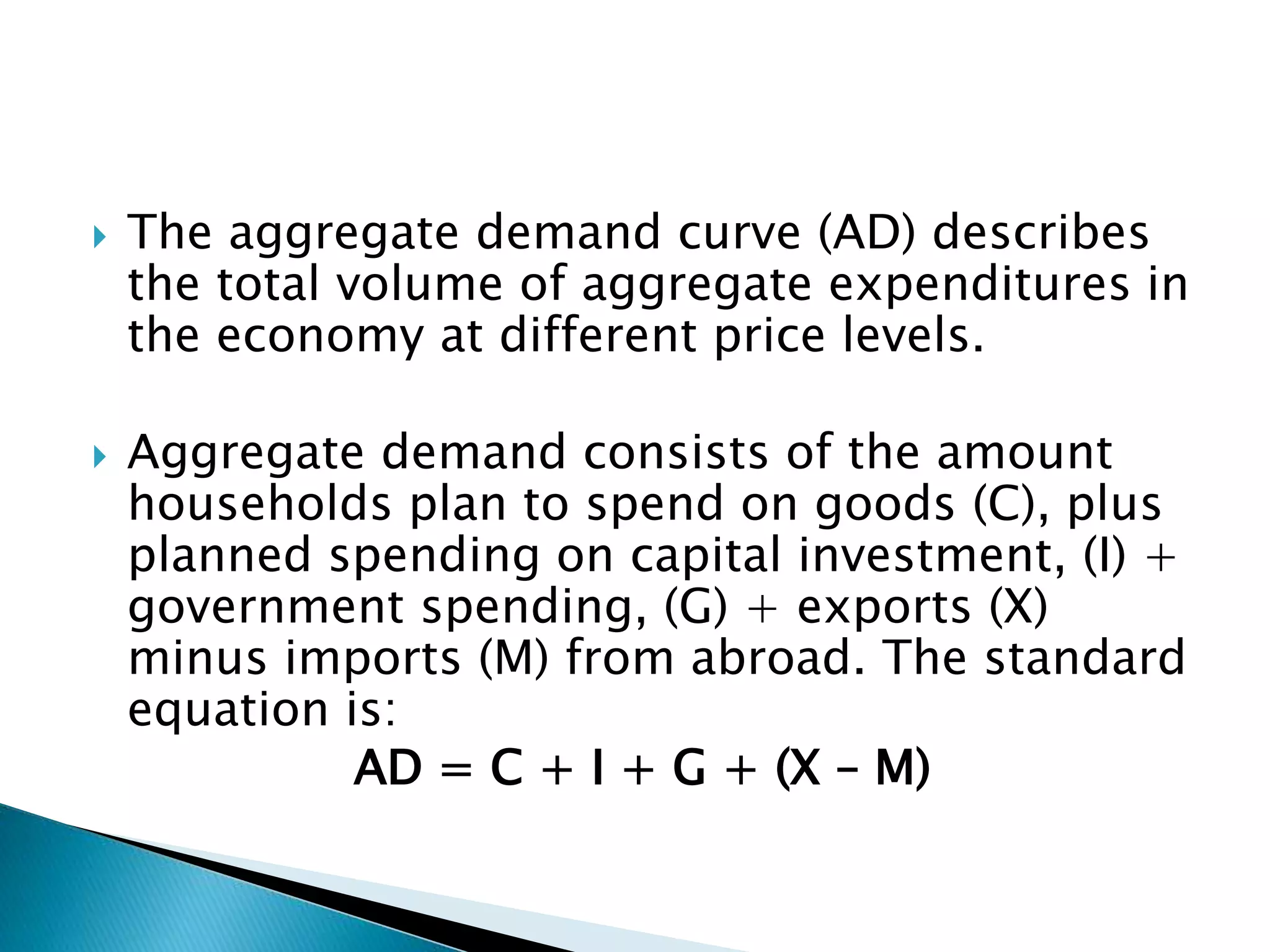 Aggregate demand and aggregate supply | PPTX