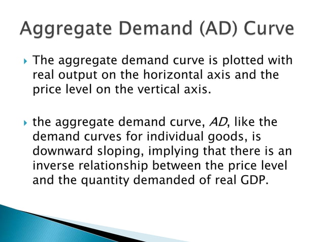 Aggregate demand and aggregate supply | PPTX