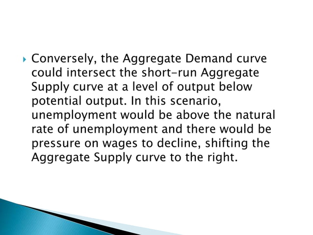 Aggregate demand and aggregate supply | PPTX