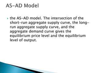 Aggregate demand and aggregate supply | PPTX