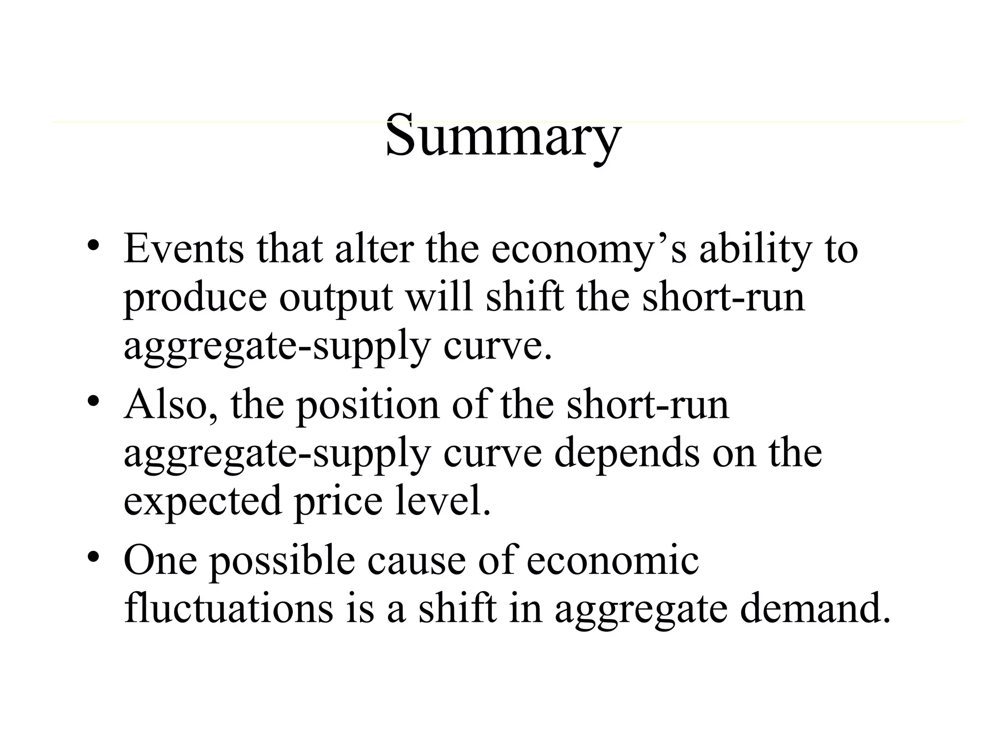Aggregate demand and supply | PPT