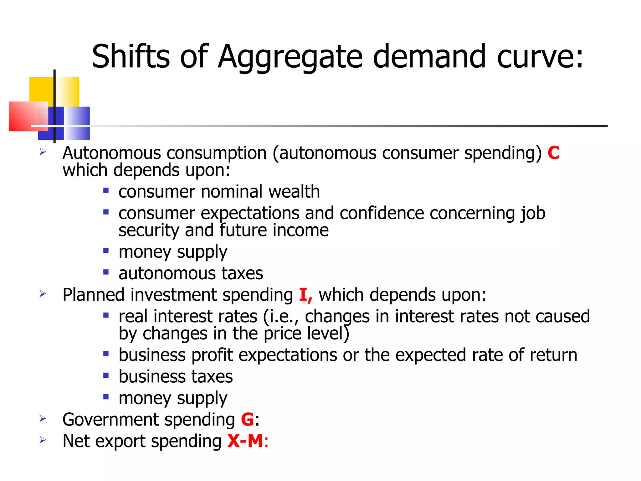 Aggregate demand &supply | PPT | Stocks and Bonds | Personal Investing