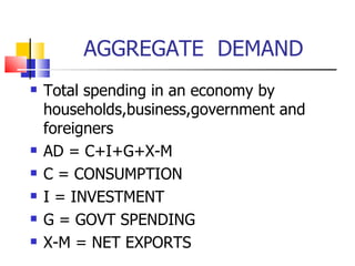 Aggregate demand &supply | PPT