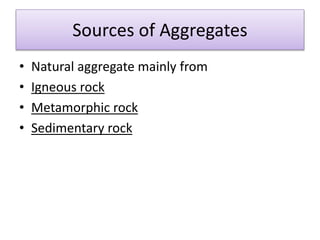 pavement materials:aggregates | PPTX