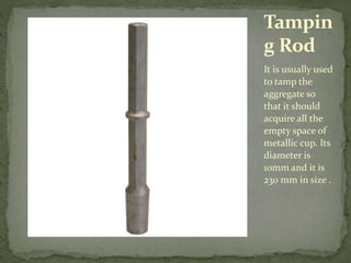 Aggregate impact value Calculation And uses | PPTX