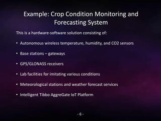 IoT in Agriculture | PPTX