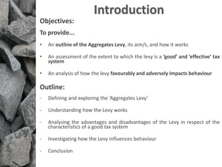 Aggregate Levy | PPTX
