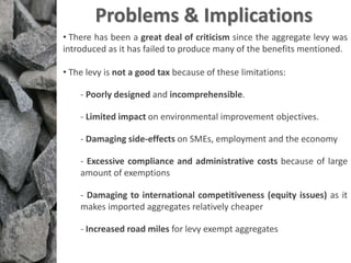 Aggregate Levy | PPTX