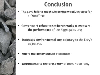 Aggregate Levy | PPTX