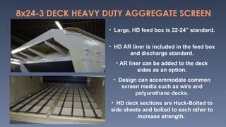 SMICO Aggregate Vibratory Screeners | PPT