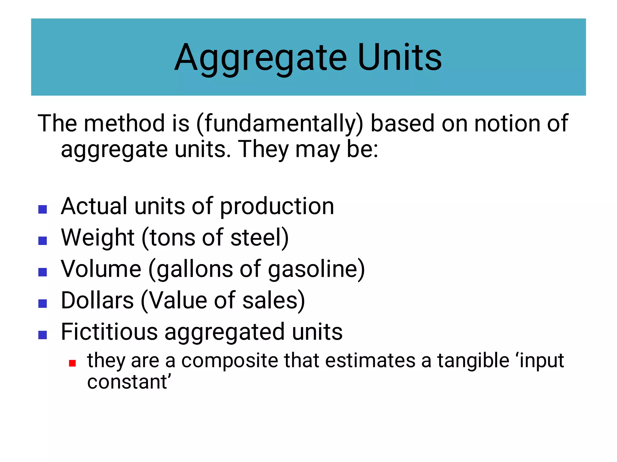 Aggregate planning | PDF