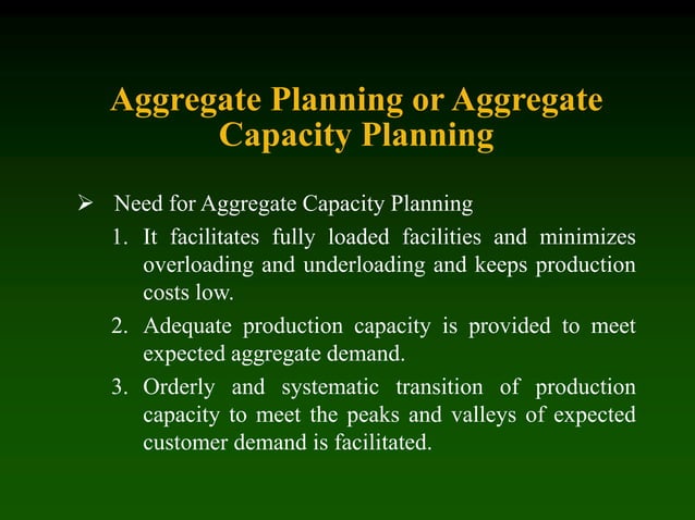 aggregate planning.ppt